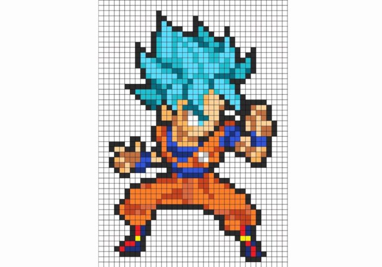Pixel arts de Dragon Ball - Dibujos Pixel Art