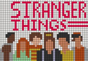 Pixel Art Stranger Things: Dibujos Fáciles + PDF Gratis